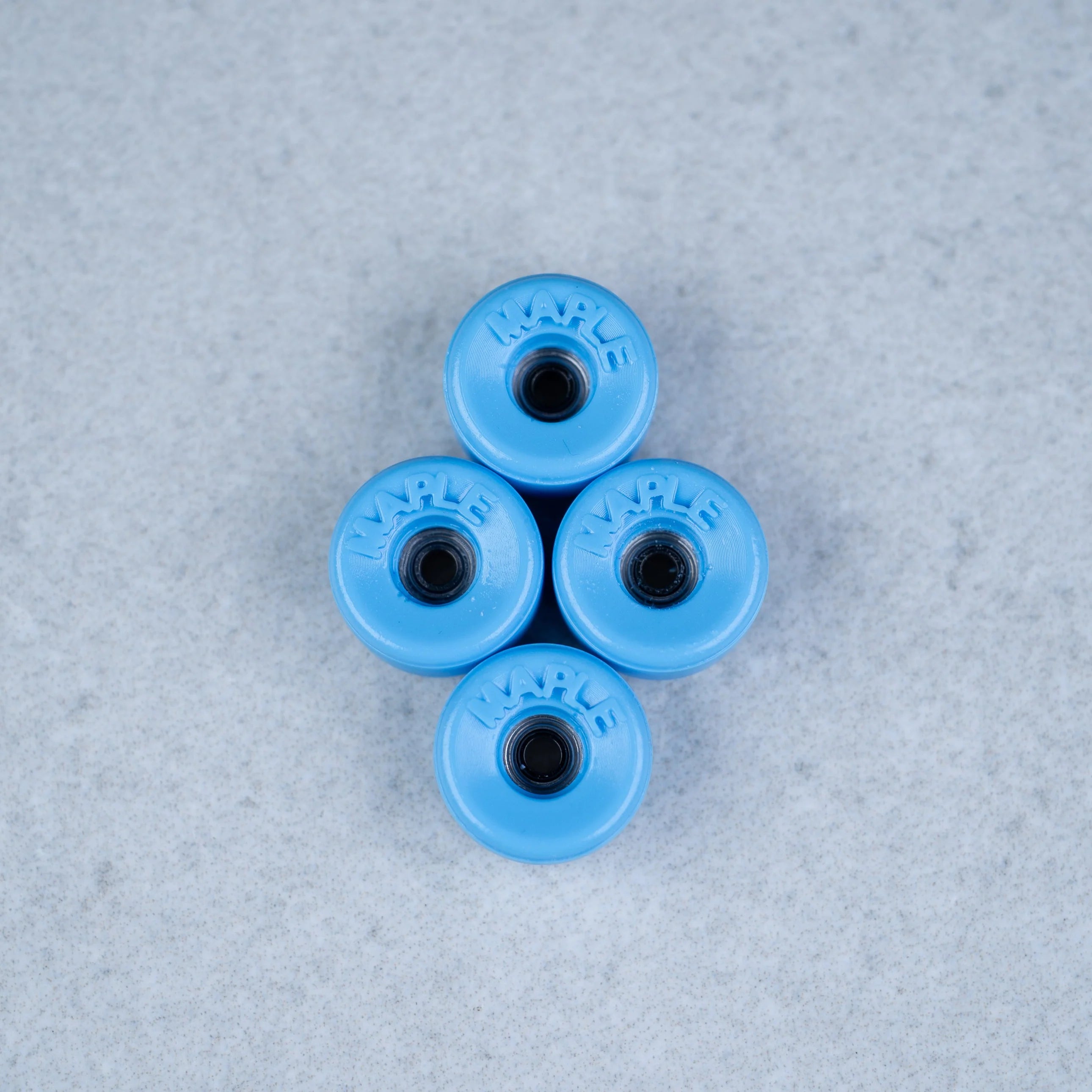 Maple Wheels - Surf Blue "BOWL" | Skull Fingerboards
