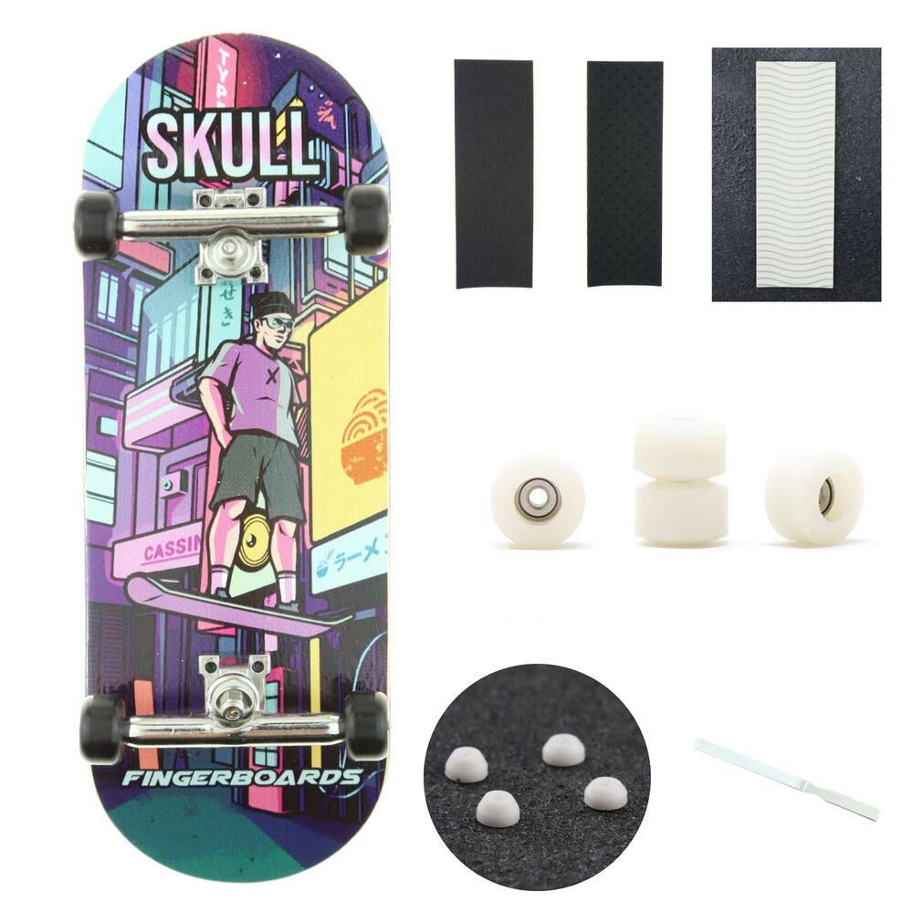 Back To The 80s Pro Complete Wooden Fingerboard (34mm)