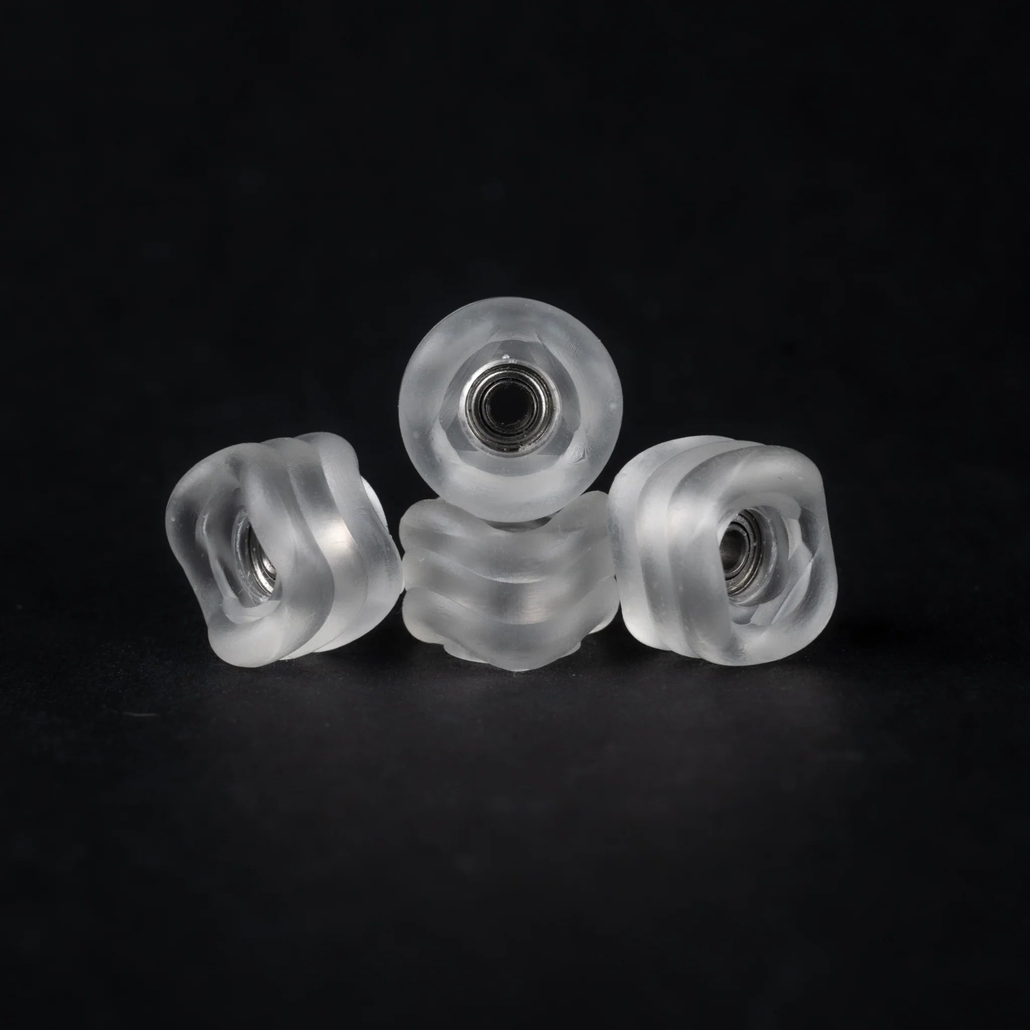 Maple Wheels - Translucent "SHARK WHEEL" | Skull Fingerboards