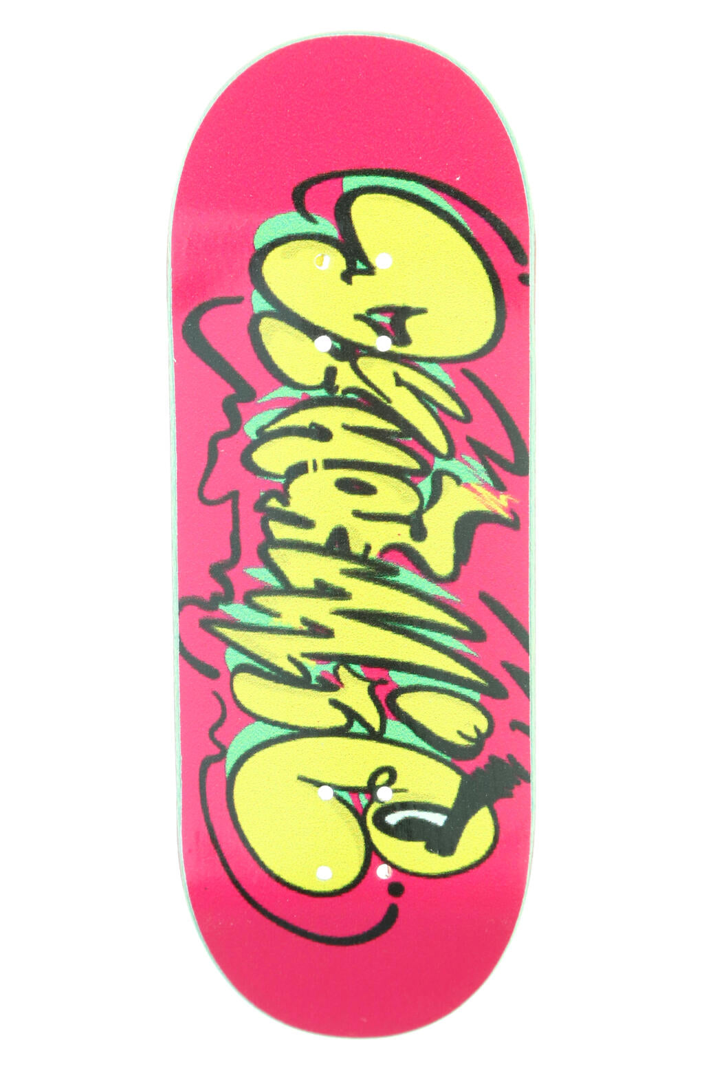 Dynamic - Graffiti 2 Red Graphic Deck | Skull Fingerboards