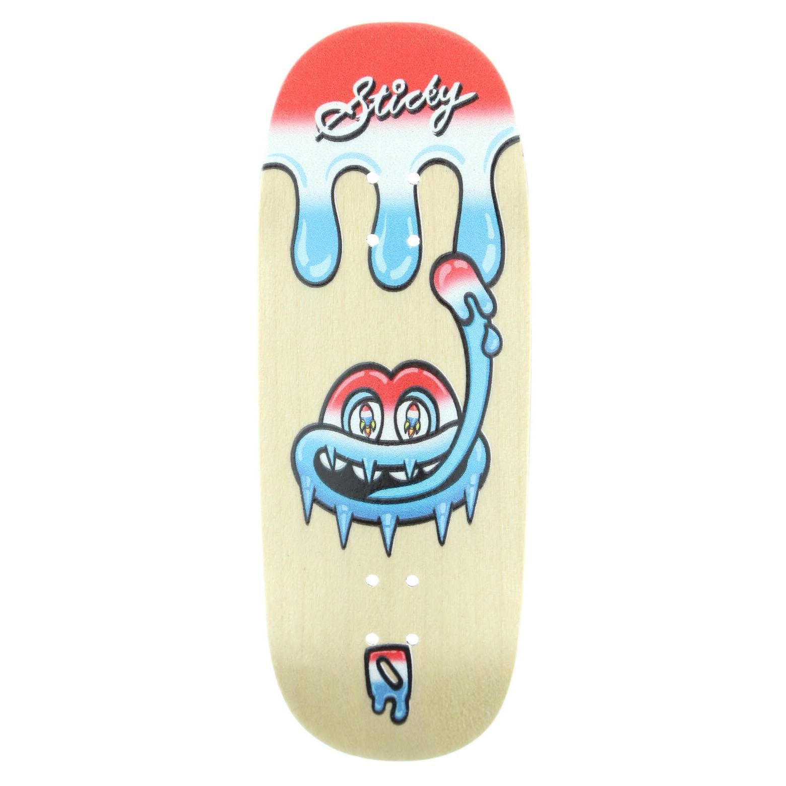 Obsius x Sticky Art - Rocket Pop Graphic Deck (34.5mm) | Skull Fingerboards