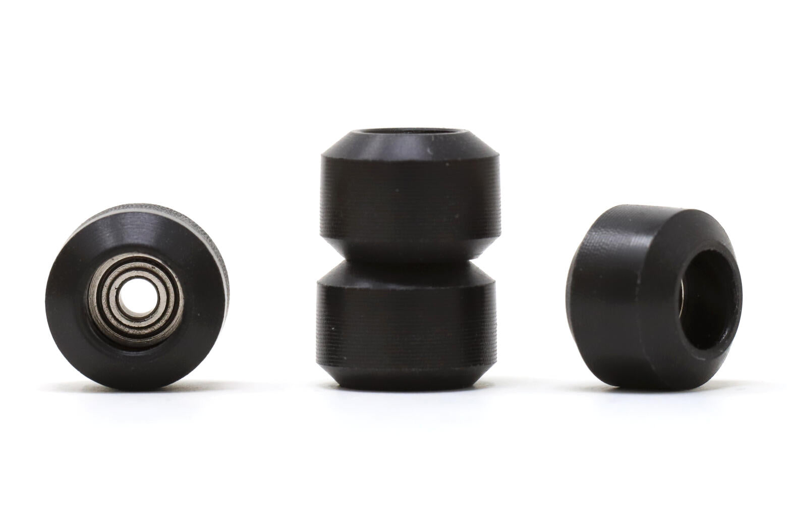 Skull - Apollo Abec 7 Black Single Bearing Wheels | Skull Fingerboards