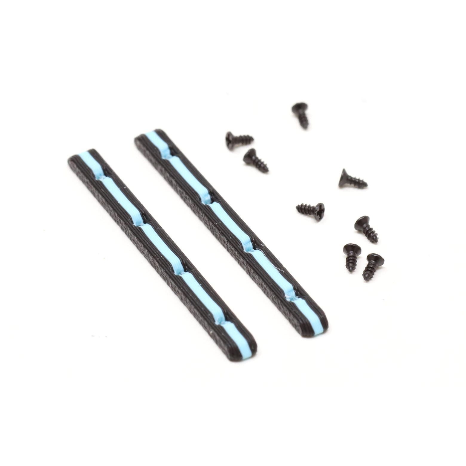 Skull Premium Board Rails (Blue/Black) | Skull Fingerboards