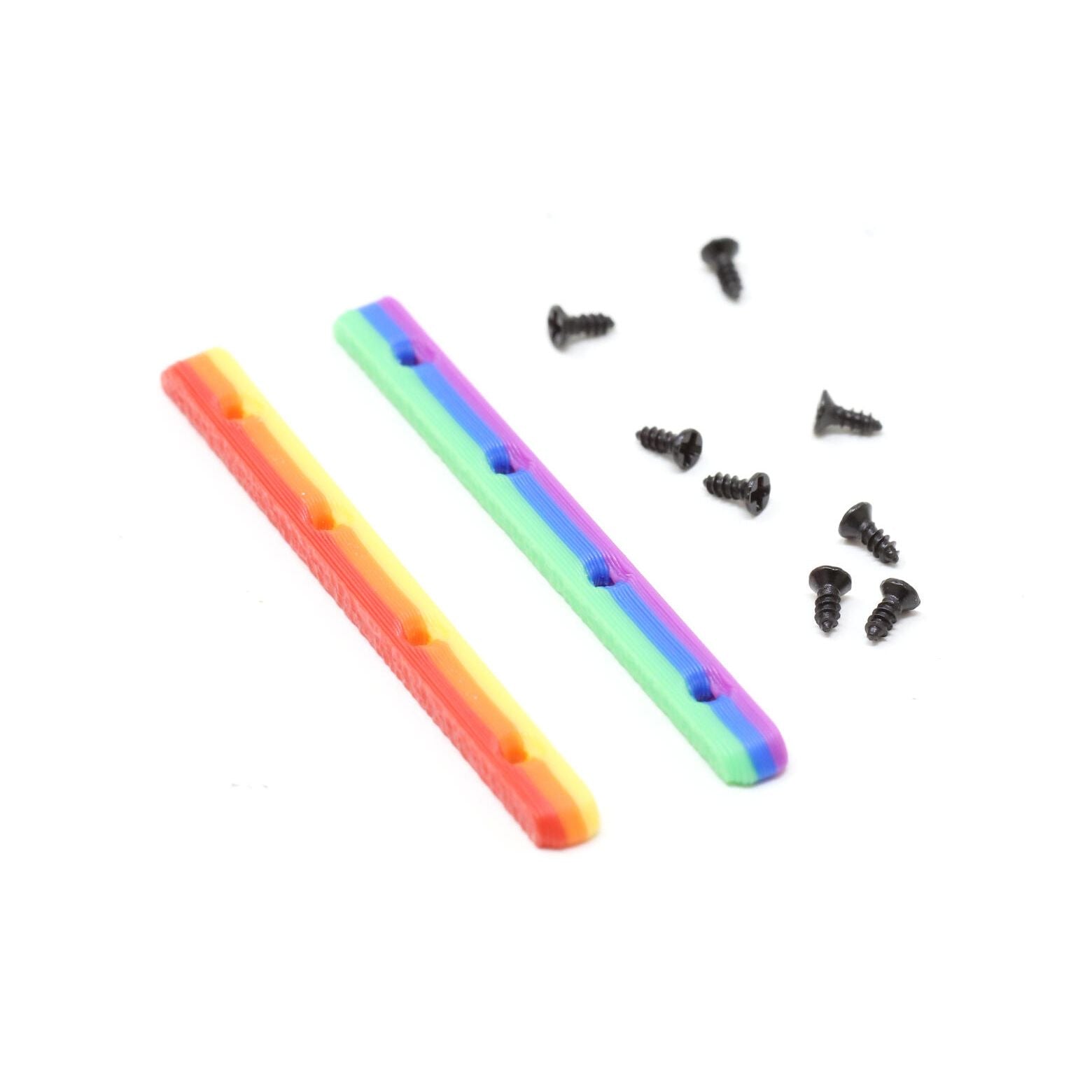 Skull Premium Board Rails (Rainbow) | Skull Fingerboards