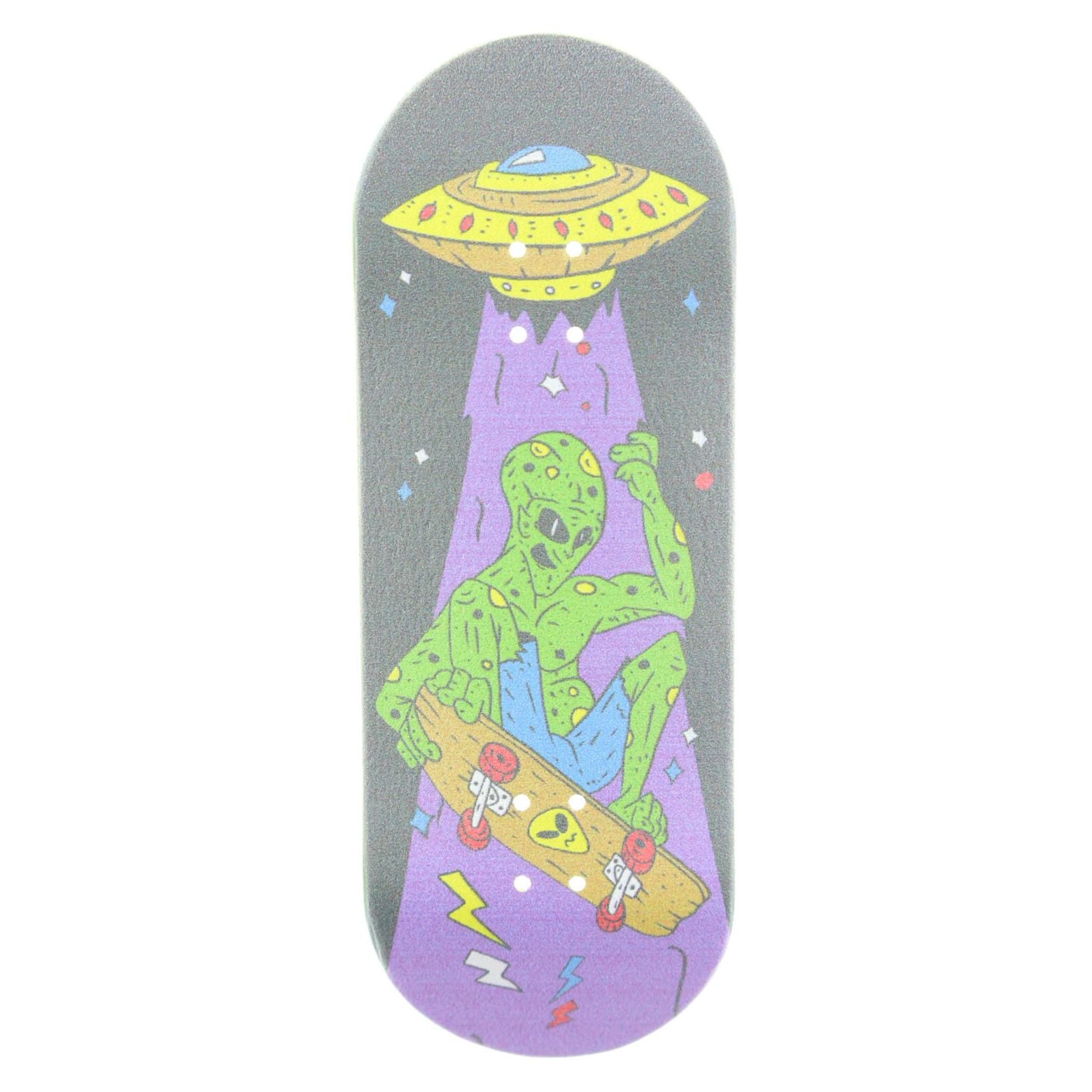 Abduction Wooden Fingerboard Graphic Deck | Skull Fingerboards