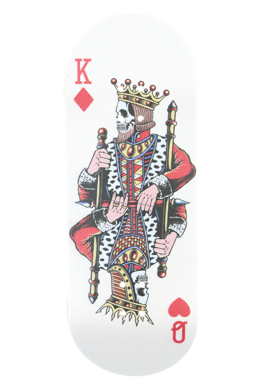 Kings & Queens Wooden Fingerboard Graphic Deck | Skull Fingerboards