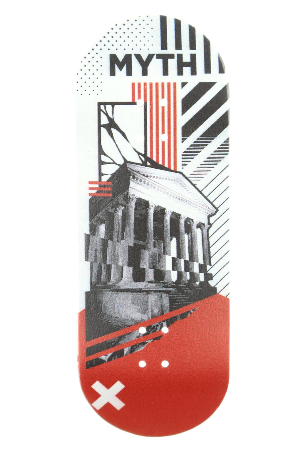 MYTH Wooden Fingerboard Graphic Deck (34mm) | Skull Fingerboards