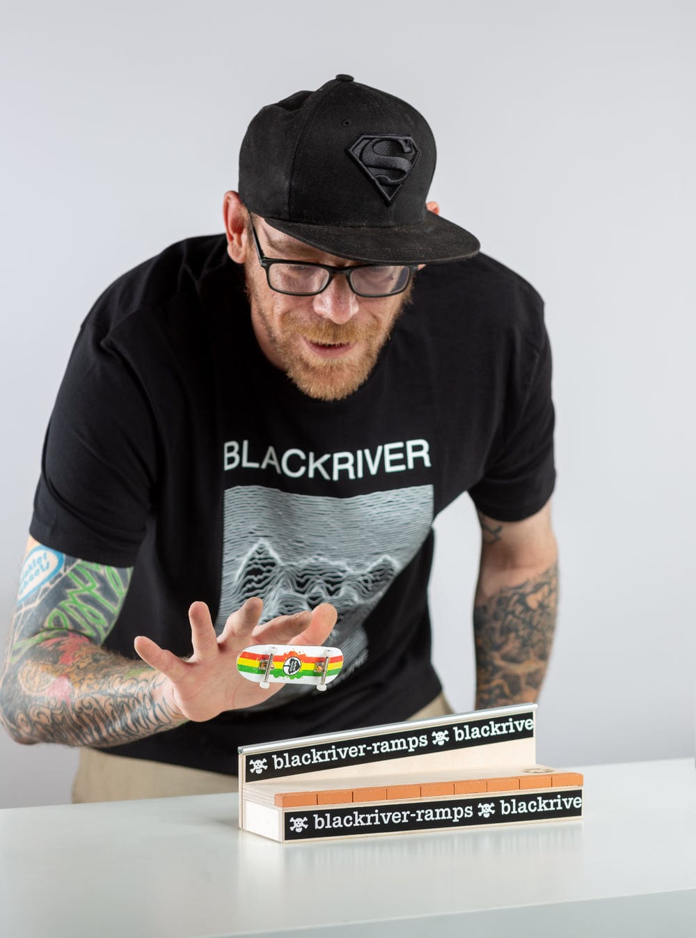 Blackriver Ramps Brick ‘n‘ Rail | Skull Fingerboards