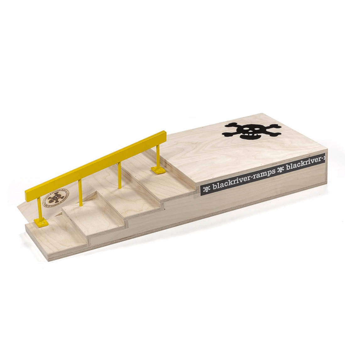 Blackriver Ramps Stairset Square | Skull Fingerboards