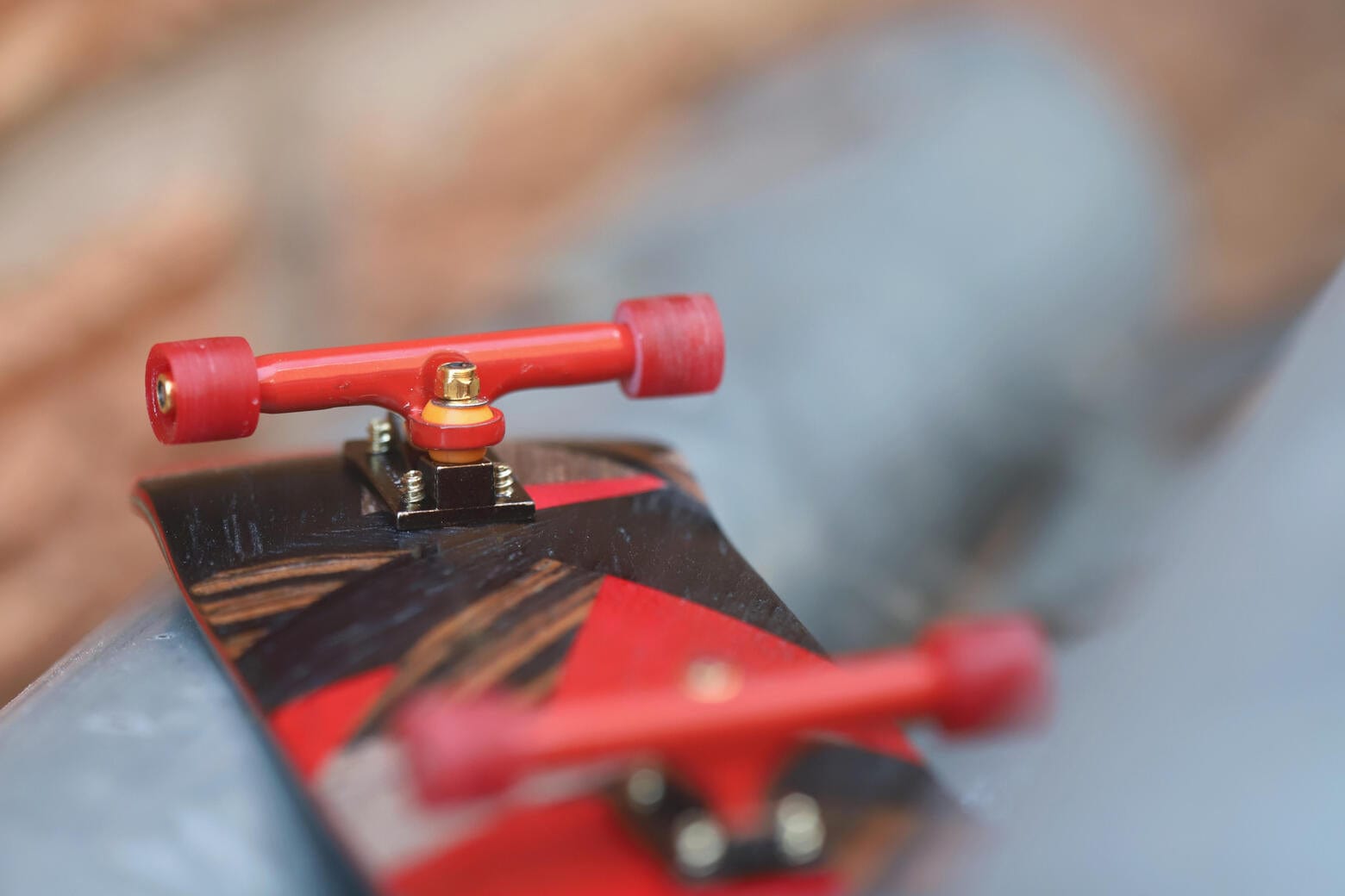 Blackriver - Pro Fingerboard Trucks X-Wide 3.0 red/black (34mm) | Skull ...