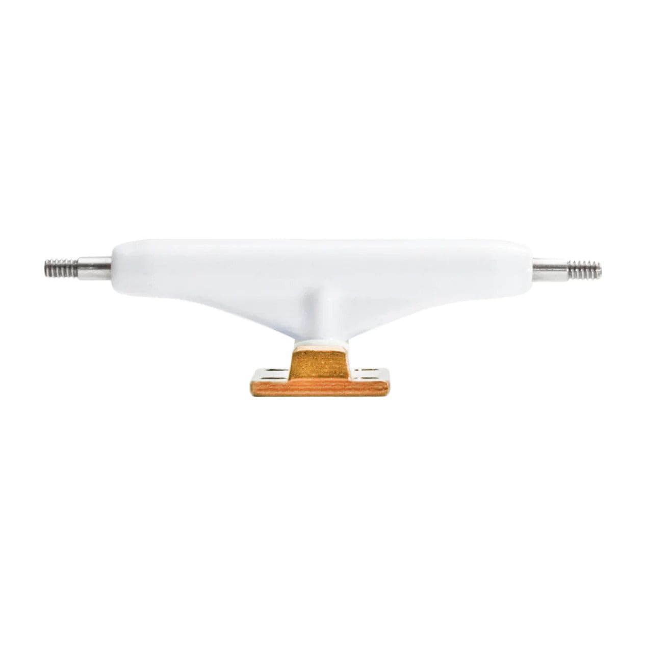 Dynamic Fingerboard Trucks - White/Orange (34mm) | Skull Fingerboards