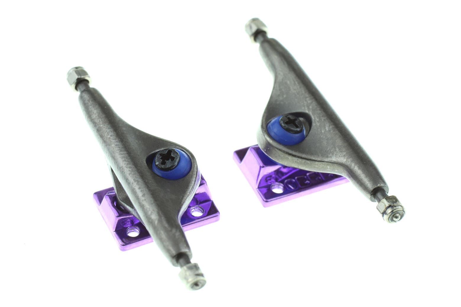 Obsius Trucks Iron/Purple (34mm) | Skull Fingerboards