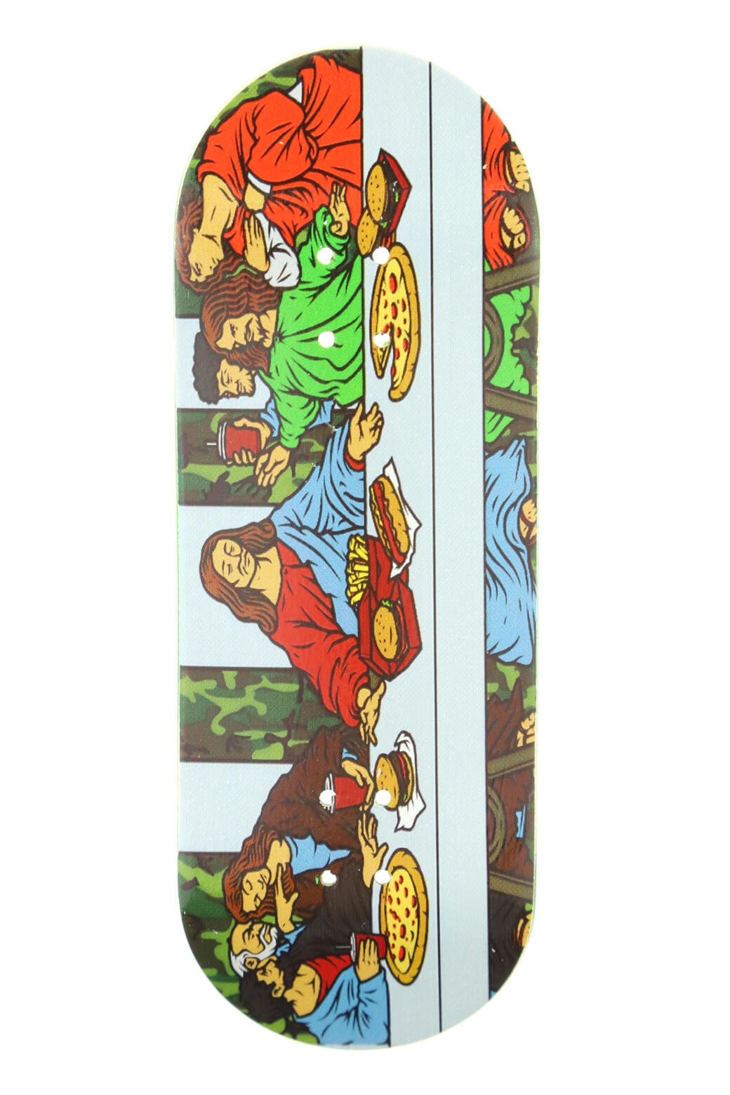 Last Takeaway Wooden Fingerboard Graphic Deck (34mm) | Skull Fingerboards