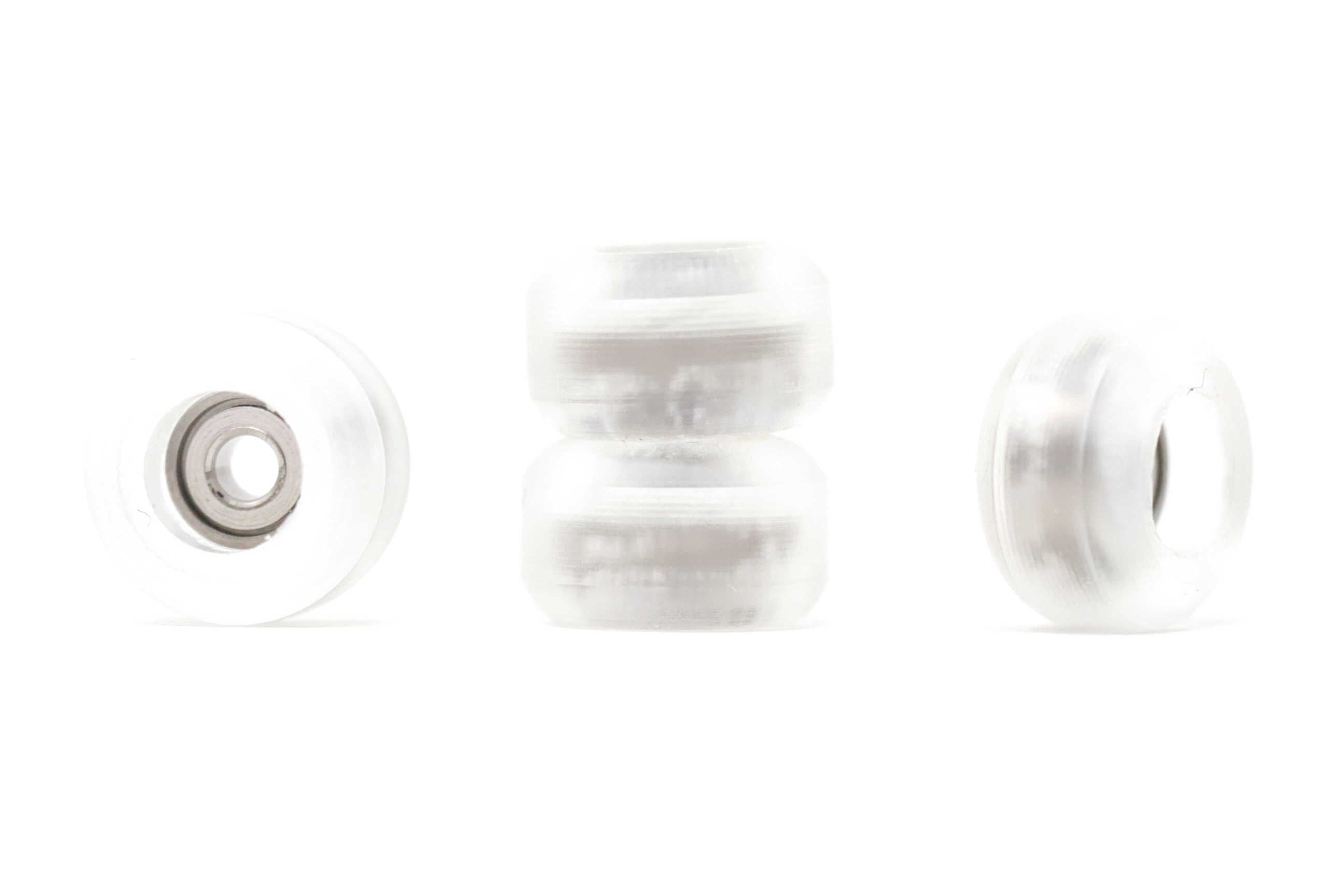 Skull - Crystal CNC Single Bearing Wheels | Skull Fingerboards