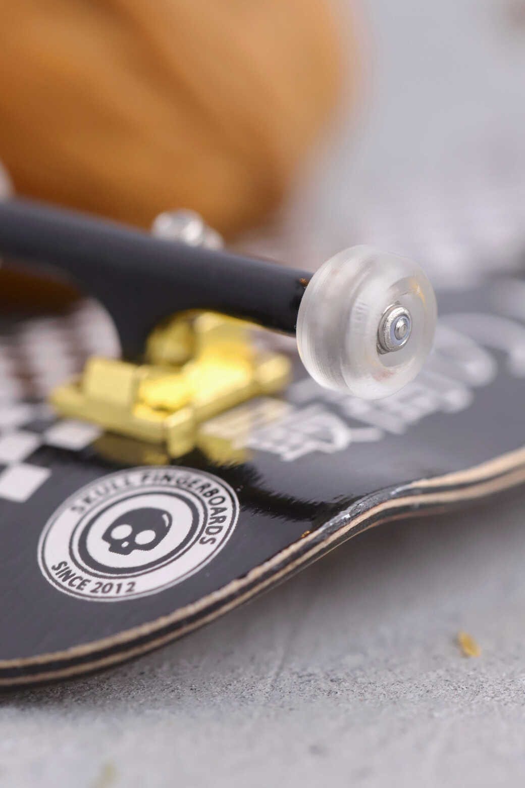 Skull - Crystal CNC Single Bearing Wheels | Skull Fingerboards